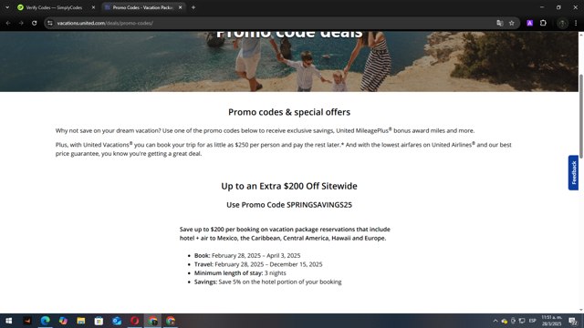 United Airlines Promo Codes (3 Verified) - $200 Off Apr 2025