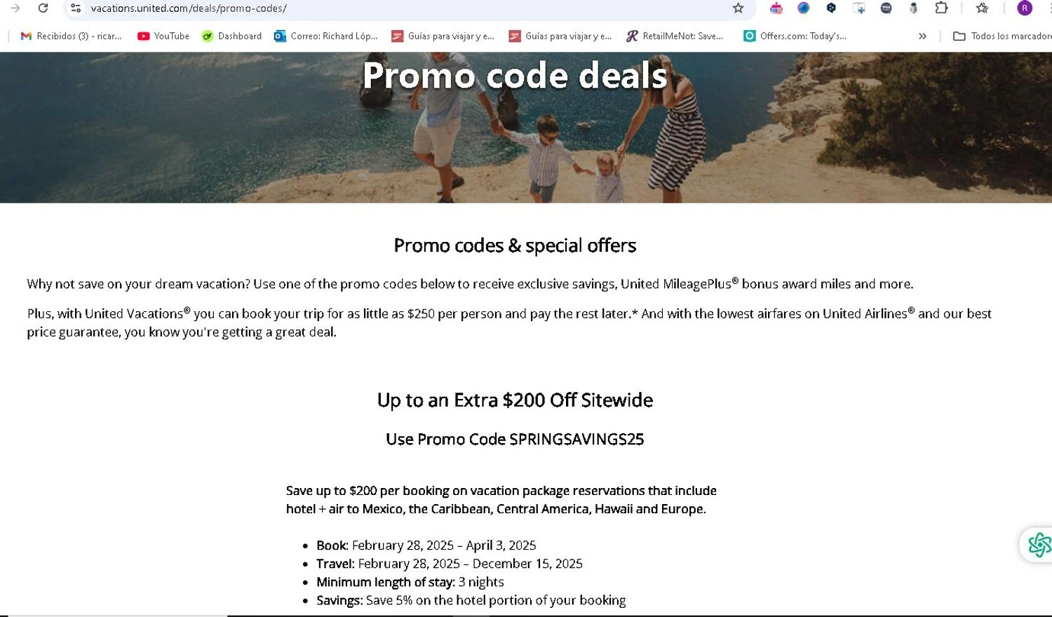 United Airlines Promo Codes (6 Verified) - $200 Off Mar 2025