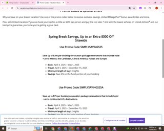 United Airlines Promo Codes (3 Verified) - $300 Off Apr 2025