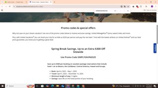 United Airlines Promo Codes (2 Verified) - $300 Off May 2025