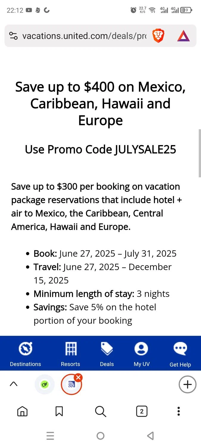 United Airlines Promo Codes (3 Verified) - $150 Off Jul 2025