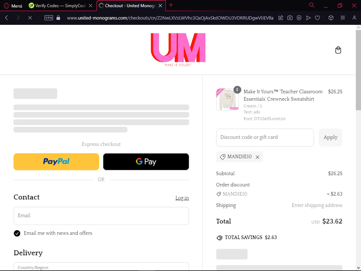 United Monograms Promo Codes - 15% Off Oct 2025