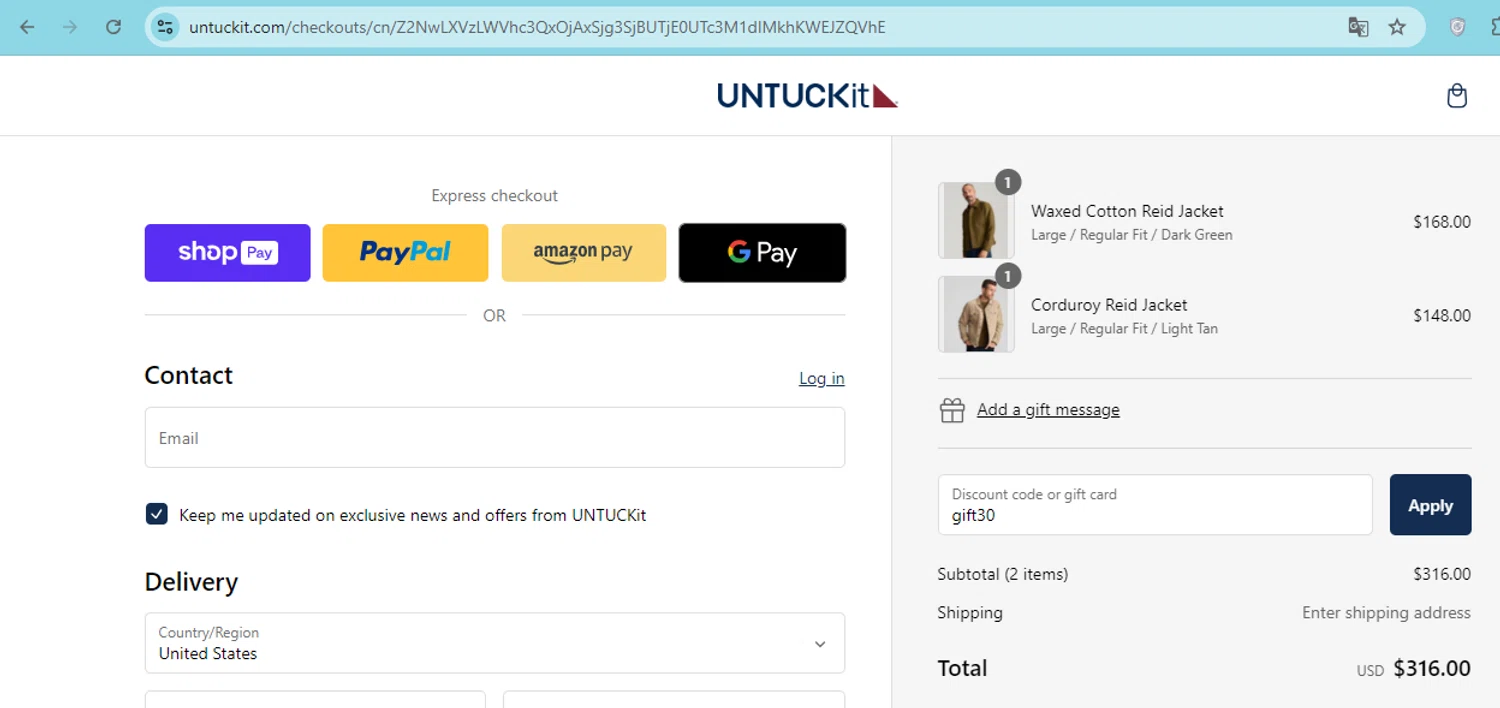 UNTUCKit Discount Codes - 17% Off | November 2024