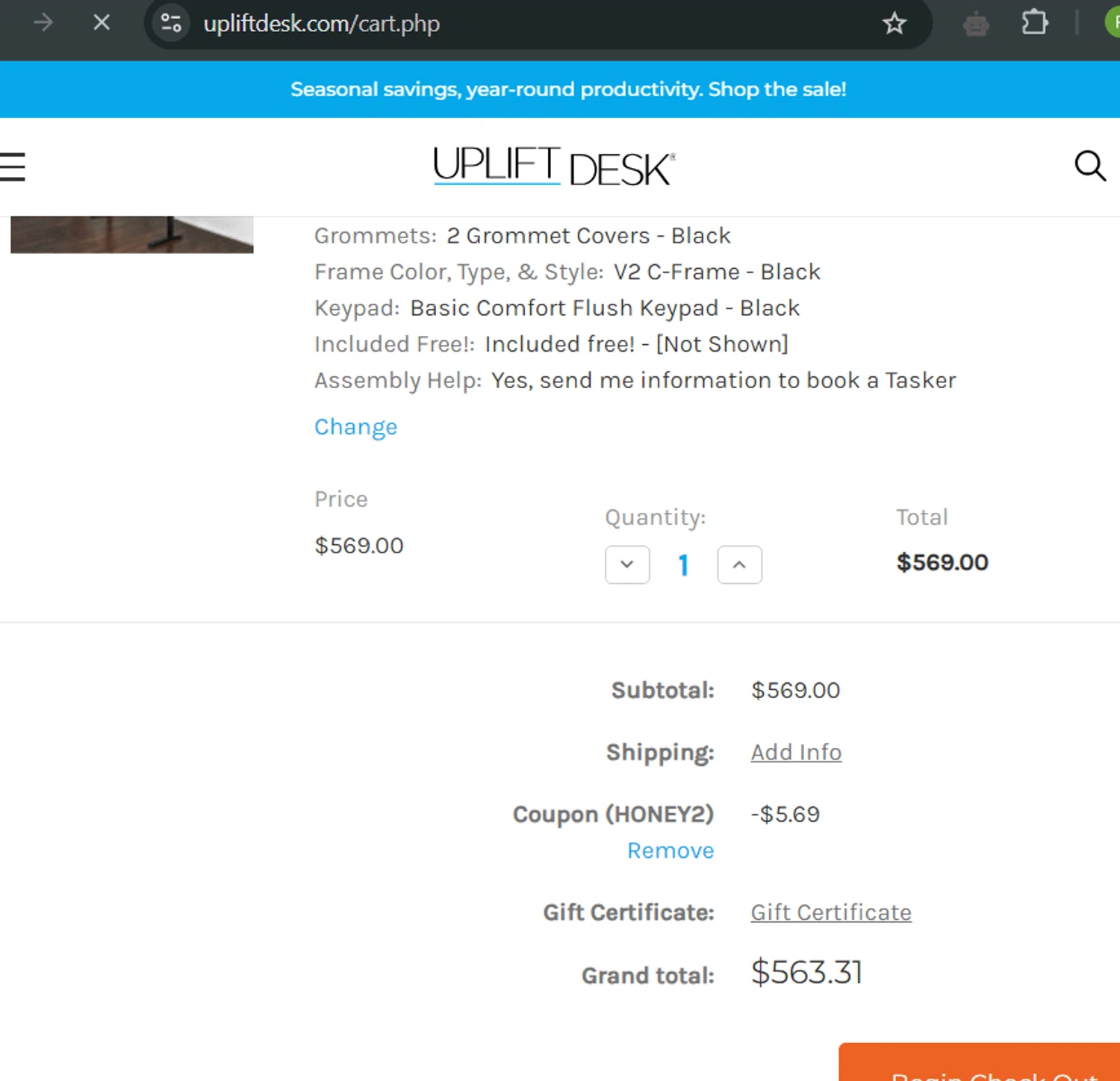 UPLIFT Desk Coupons - $100 Off | November 2024