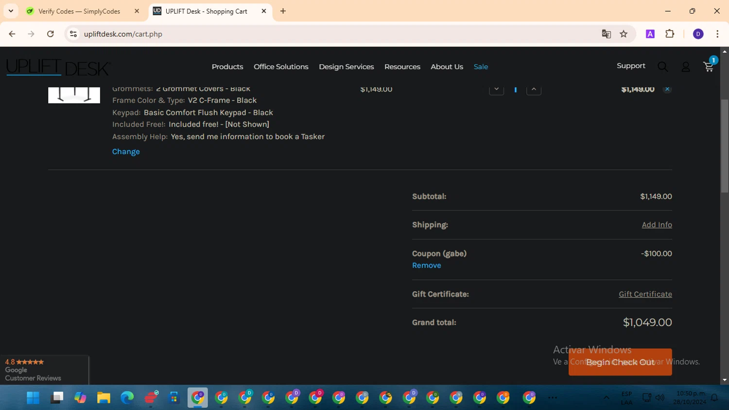UPLIFT Desk Coupons & Black Friday 2024 Deals - $100 Off