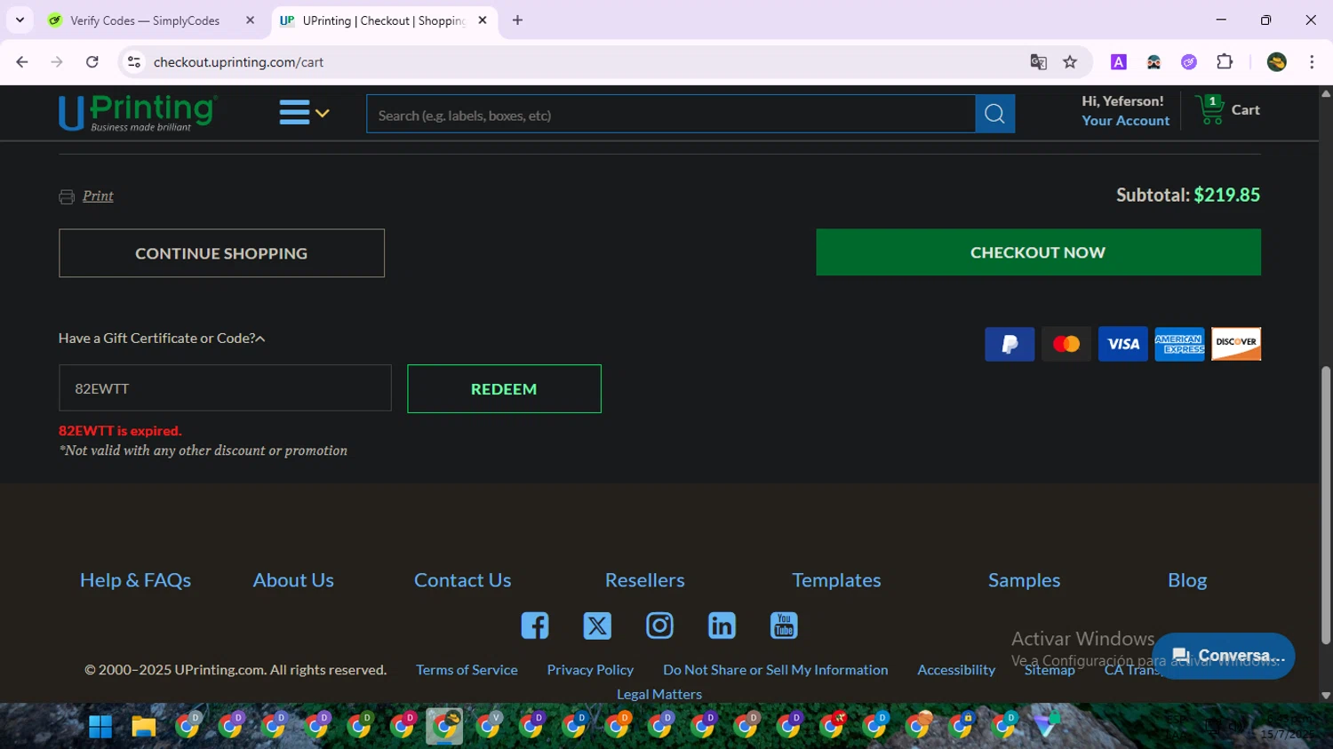 UPrinting Promo Codes - 15% Off Coupons Nov 2025