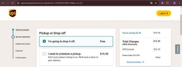 UPS Promo Codes - 20% Off | January 2025