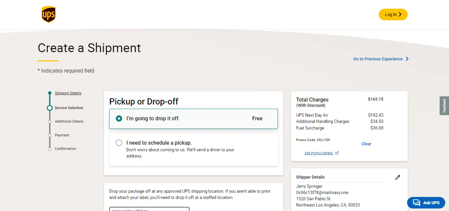 UPS Promo Codes - 35% Off | September 2024