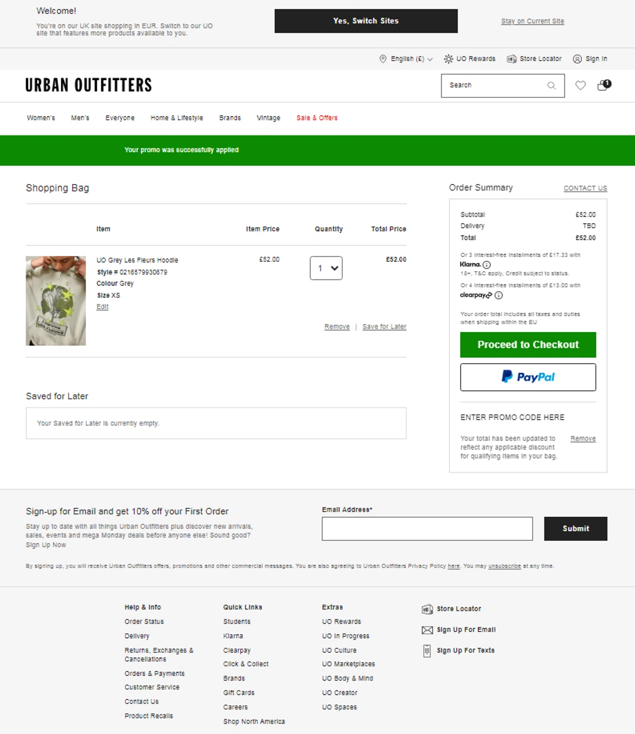 Urban Outfitters Promo Codes - 10% Off | September 2024