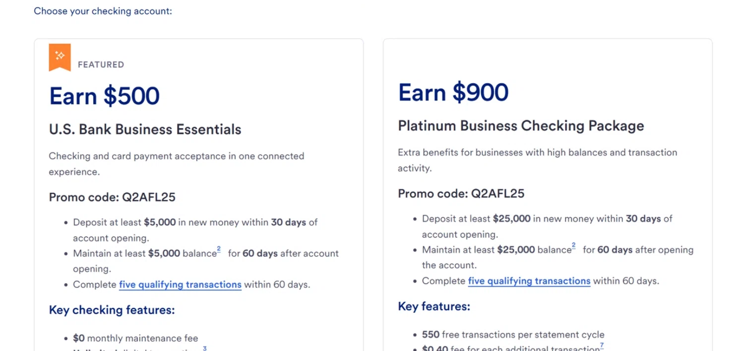 U.S. Bank Promo Codes - $400 Off (2 Verified) Nov 2025