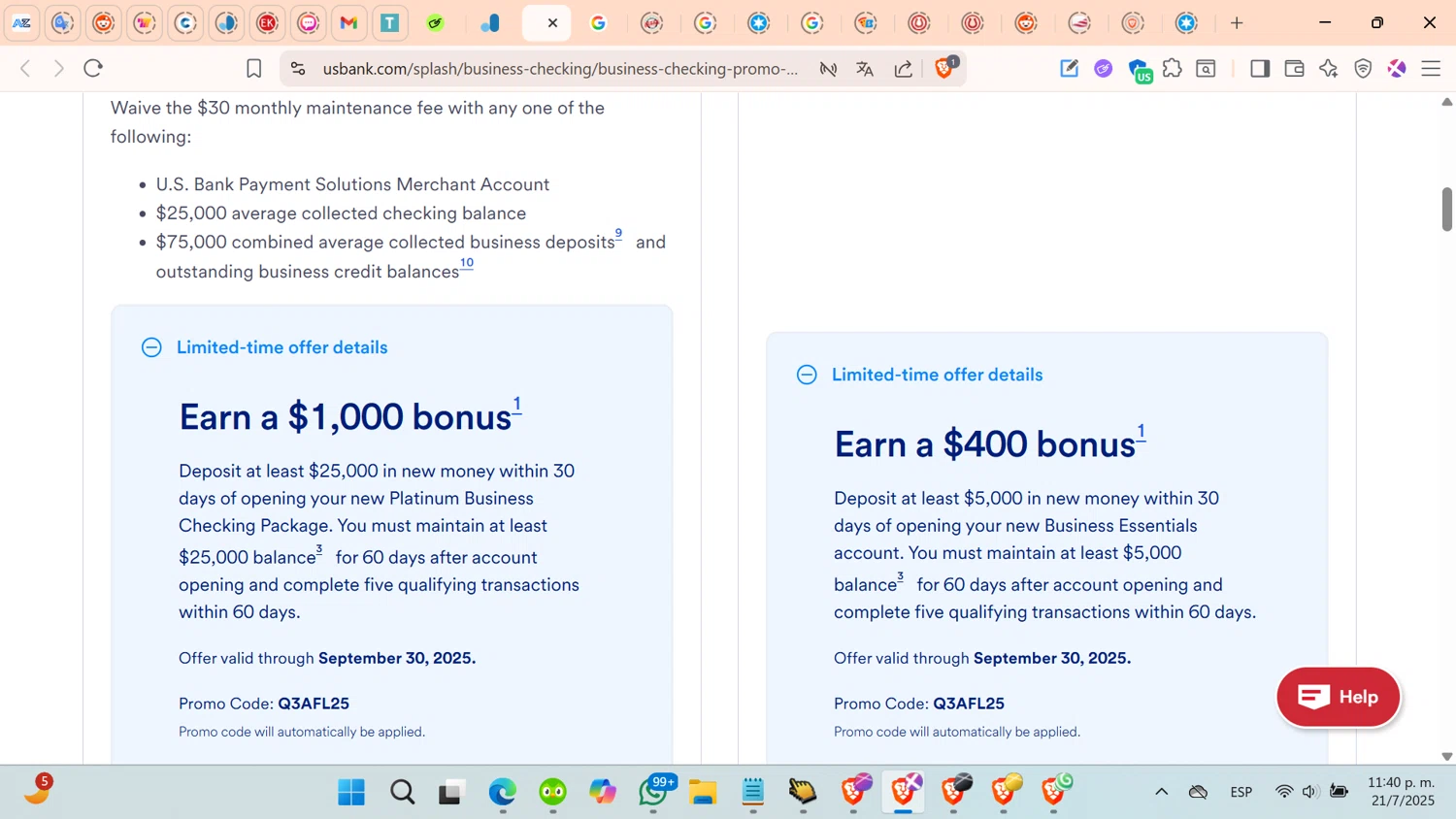 U.S. Bank Promo Codes (2 Verified) - $400 Off Oct 2025