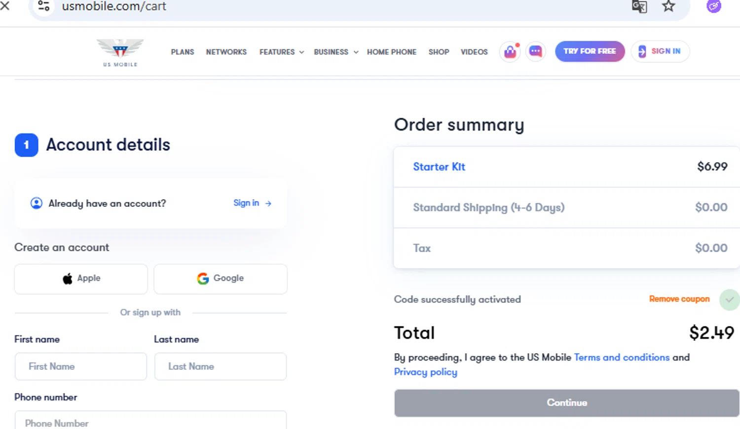 US Mobile Promo Codes - 50% Off (6 Verified) Sep 2025