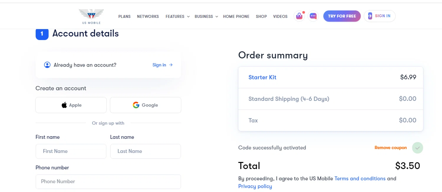 US Mobile Promo Codes - 50% Off (5 Verified) Jun 2025