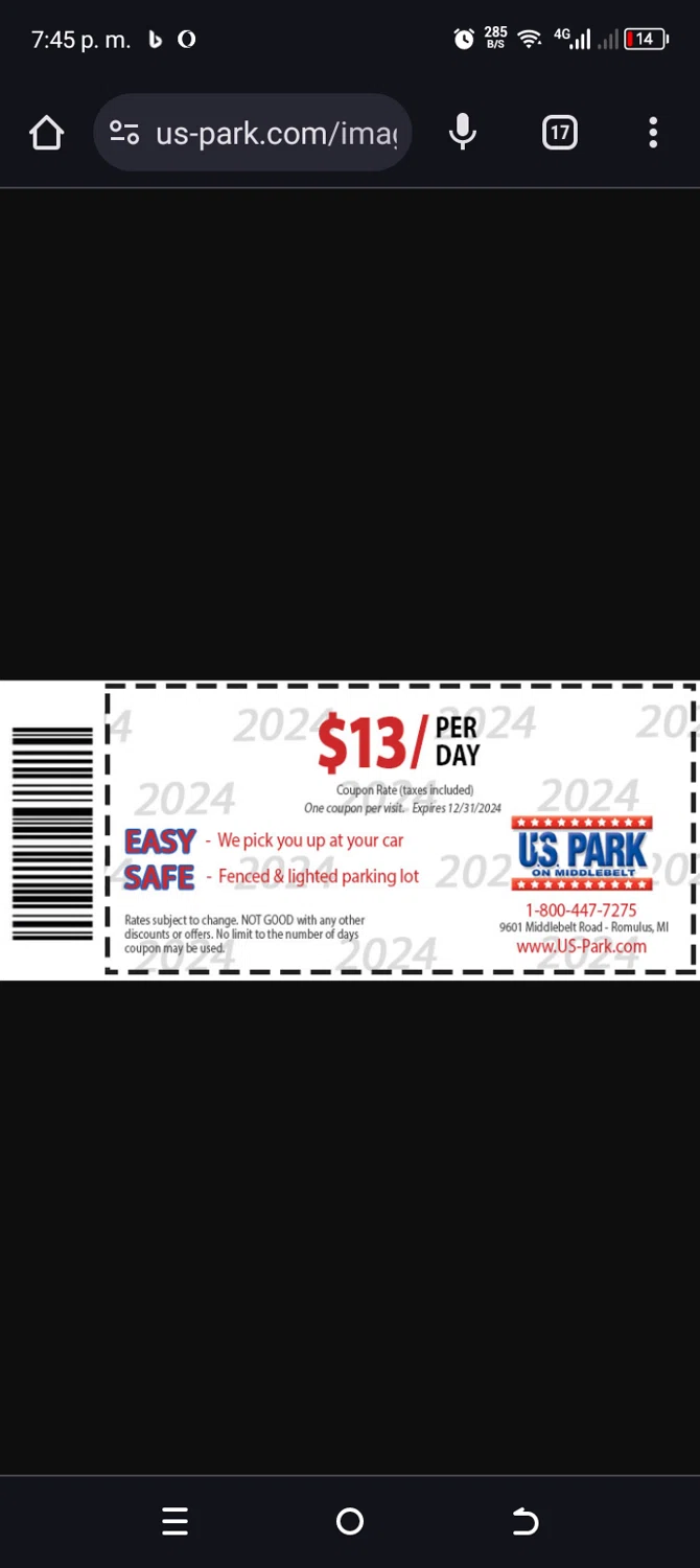 US Park Coupons - $13 Off | September 2024