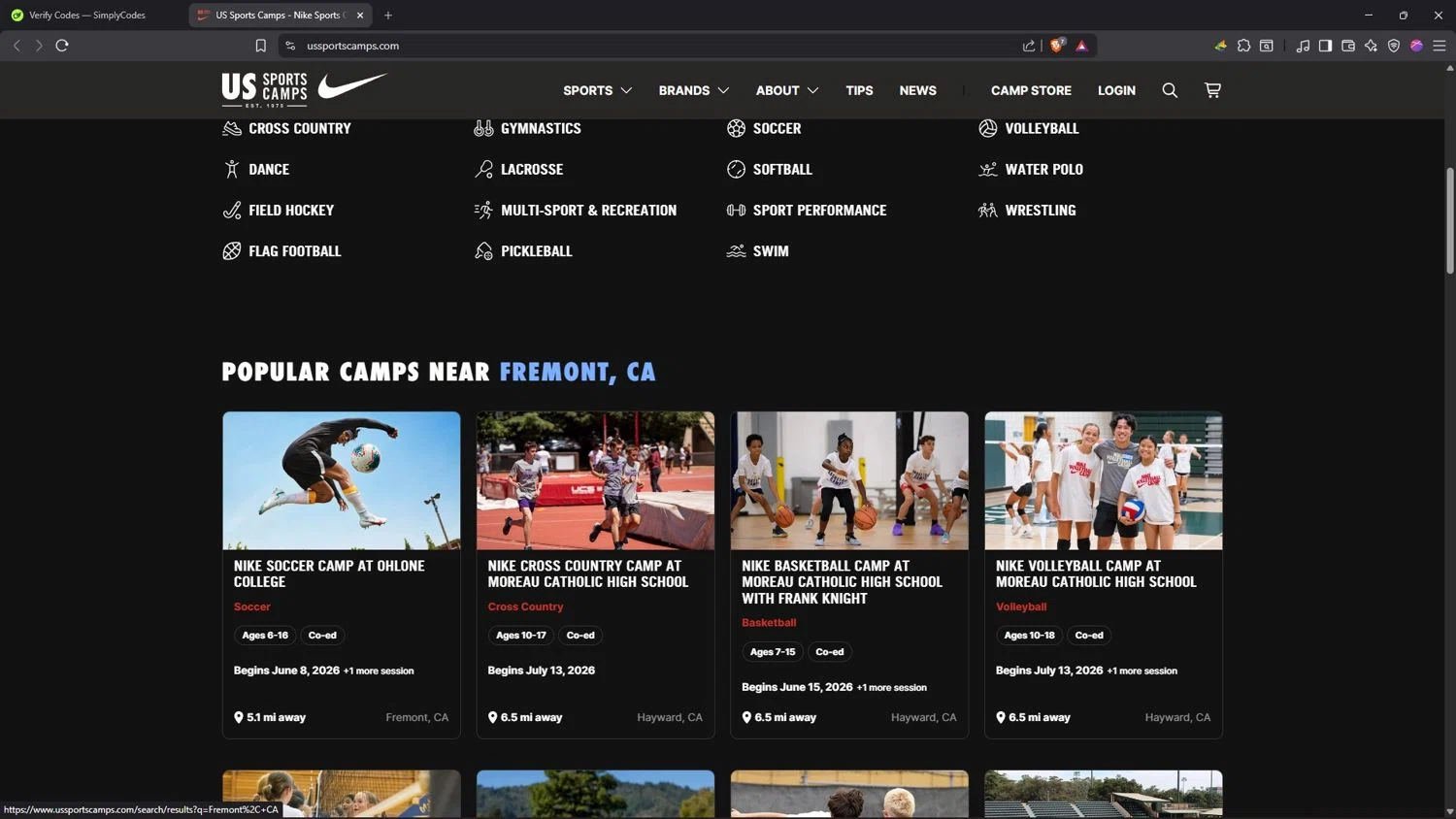 US Sports Camp Promo Codes - 15% Off Coupons May 2026