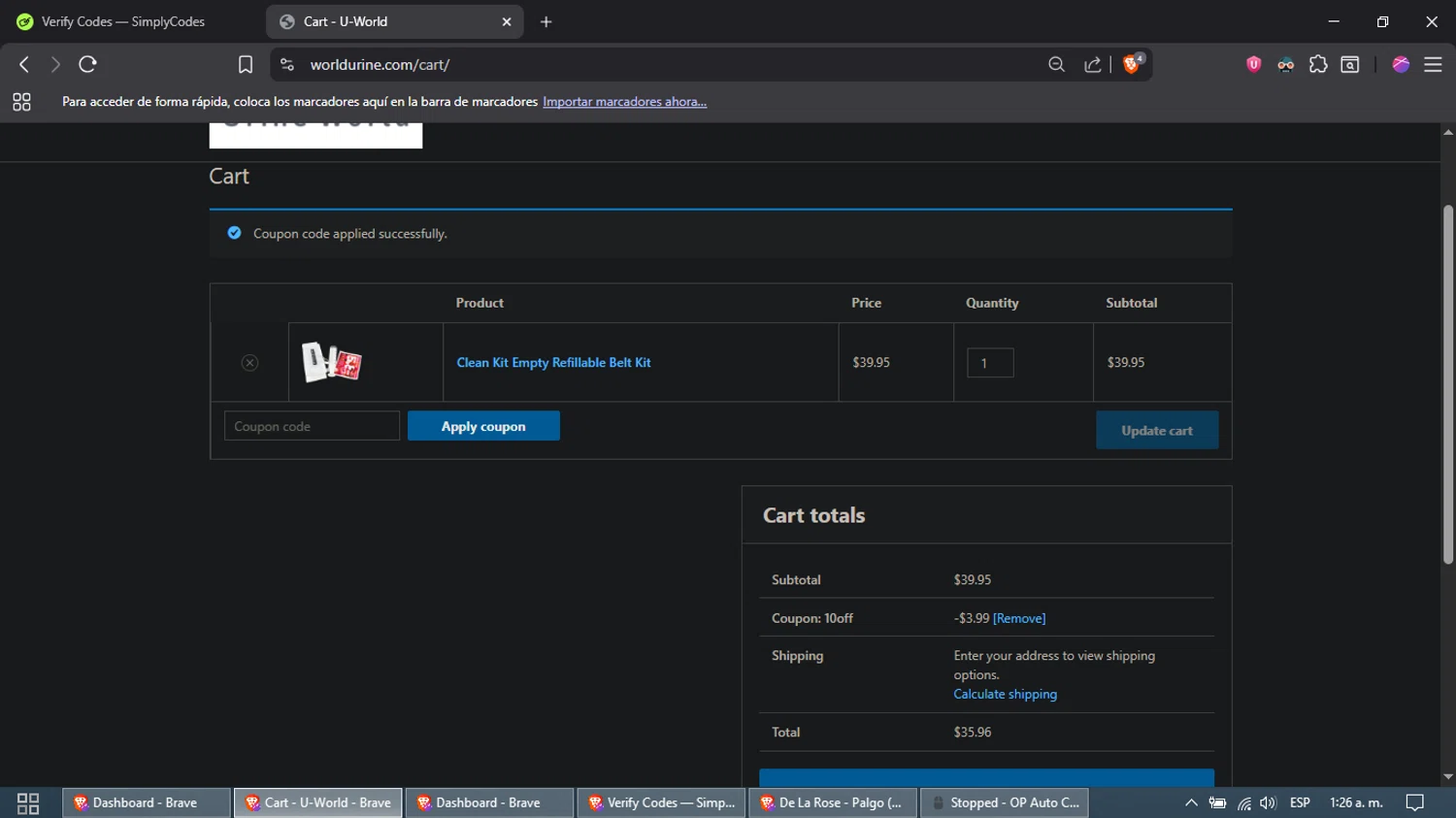 U-World Promo Codes - 10% Off (2 Verified) Nov 2025