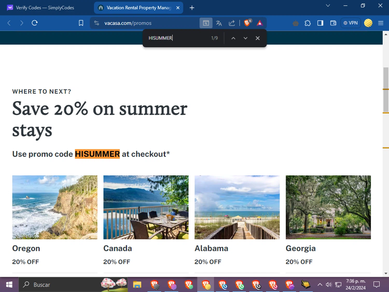 Vacasa Promo Codes – 20% Off | July 2024