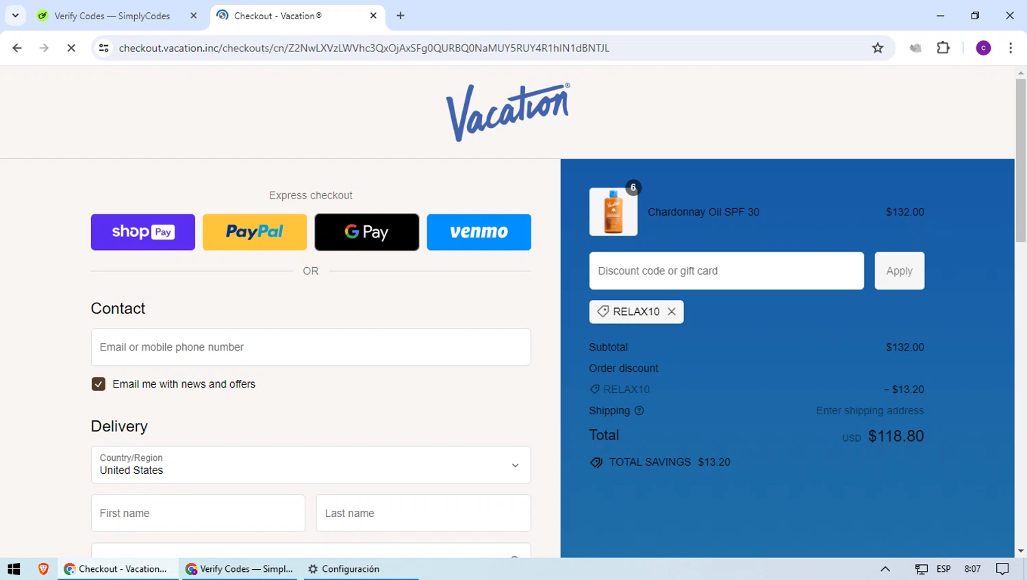 Vacation Discount Codes - 10% Off | January 2025