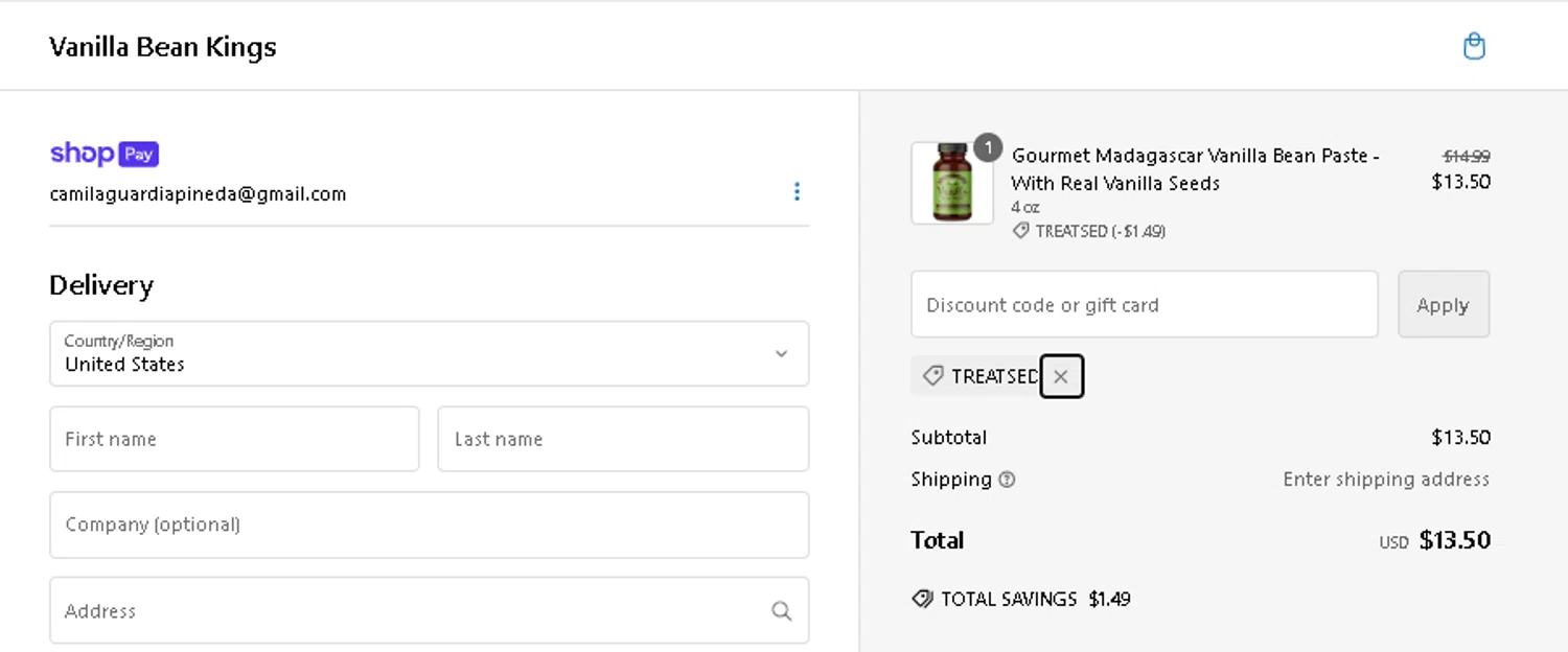 Vanilla Bean Kings Coupons - 30% Off | January 2025