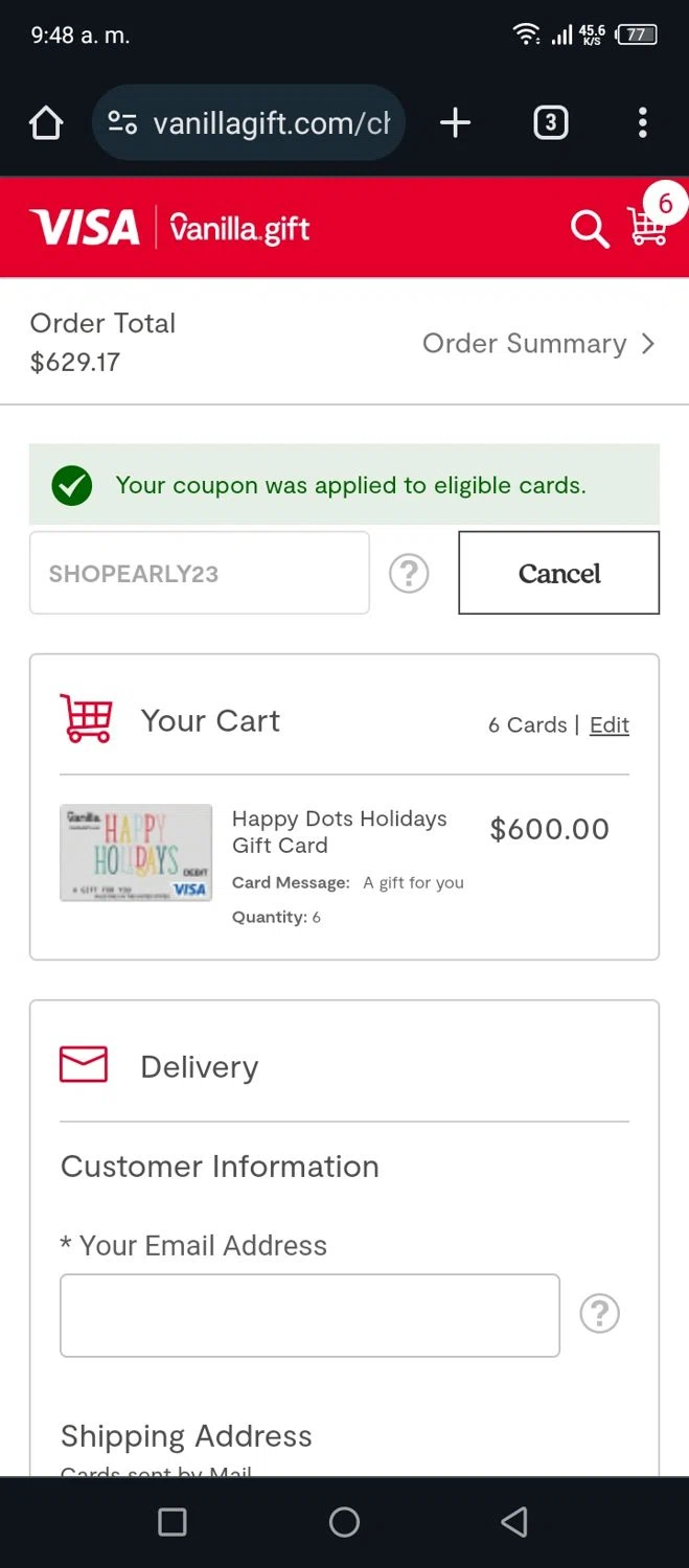 Vanilla Gift Promo Codes - 20% Off | September 2024