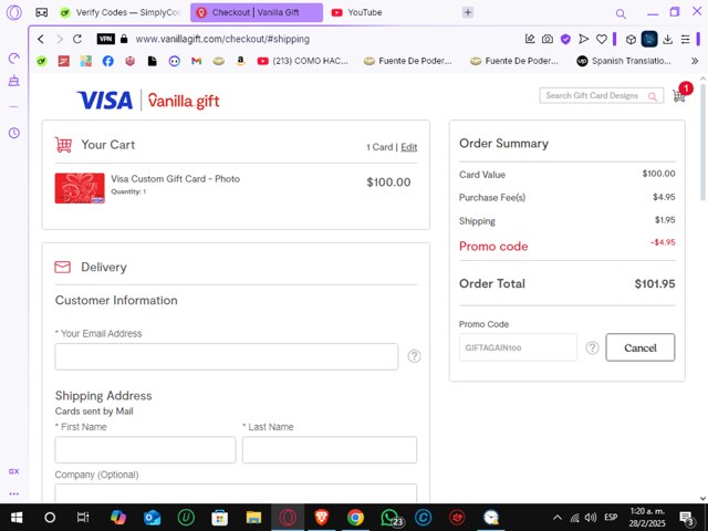 Vanilla Gift Promo Codes (3 Verified) - 5% Off Mar 2025