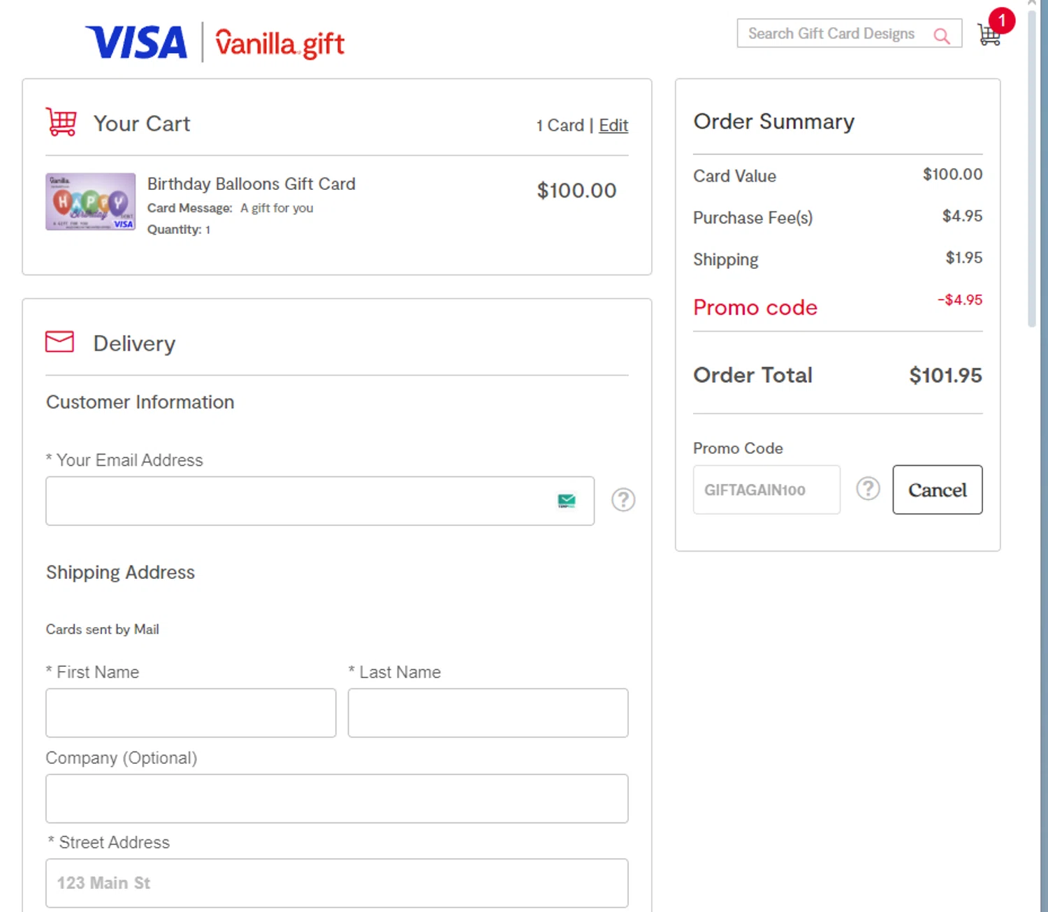 Vanilla Gift Promo Codes - 20% Off | September 2024