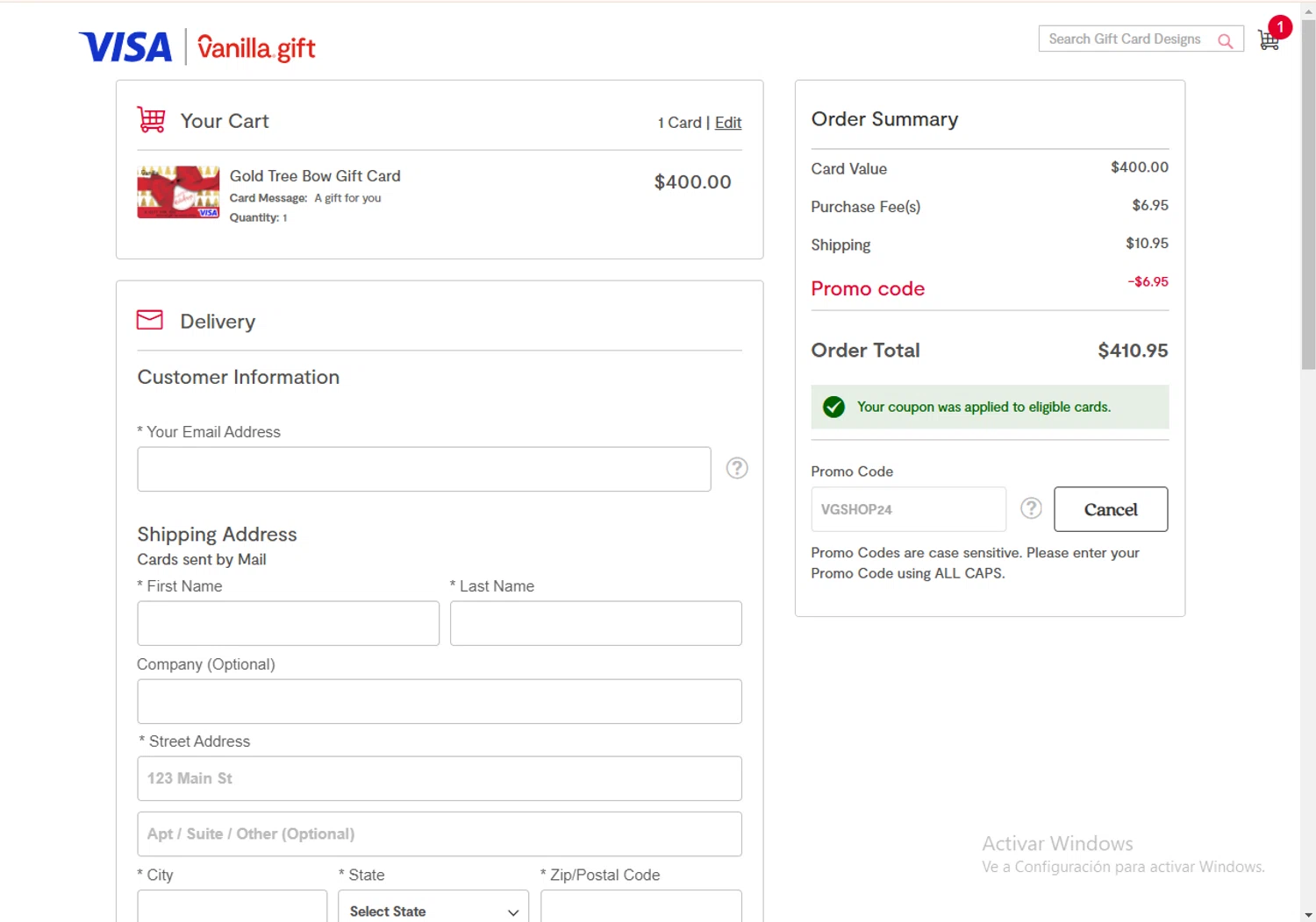 Vanilla Gift Promo Codes - $10 Off | December 2024