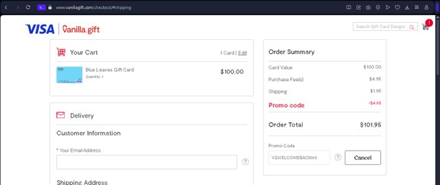 Vanilla Gift Promo Codes (3 Verified) - 5% Off Apr 2025