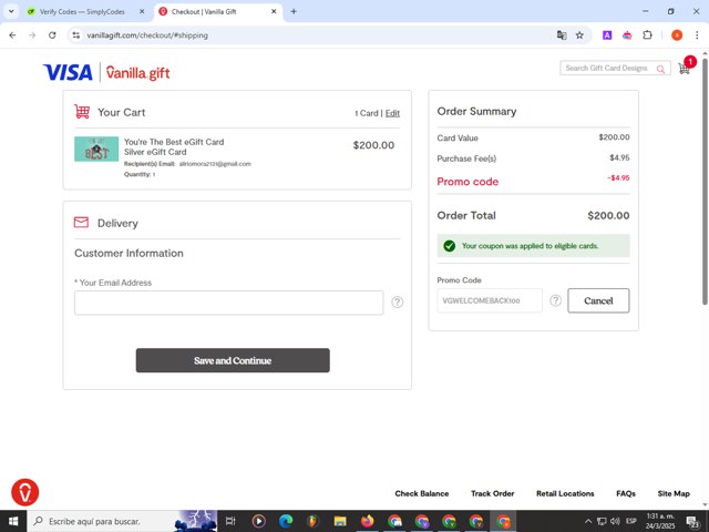Vanilla Gift Promo Codes (4 Verified) - 5% Off May 2025