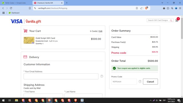 Vanilla Gift Promo Codes (5 Verified) - 5% Off Feb 2025