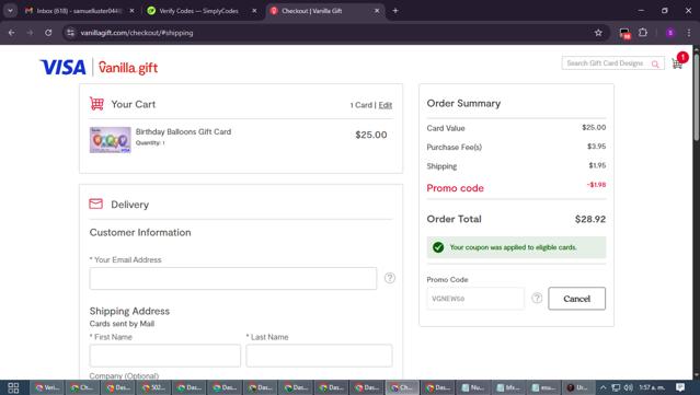 Vanilla Gift Promo Codes (5 Verified) - 50% Off Oct 2025