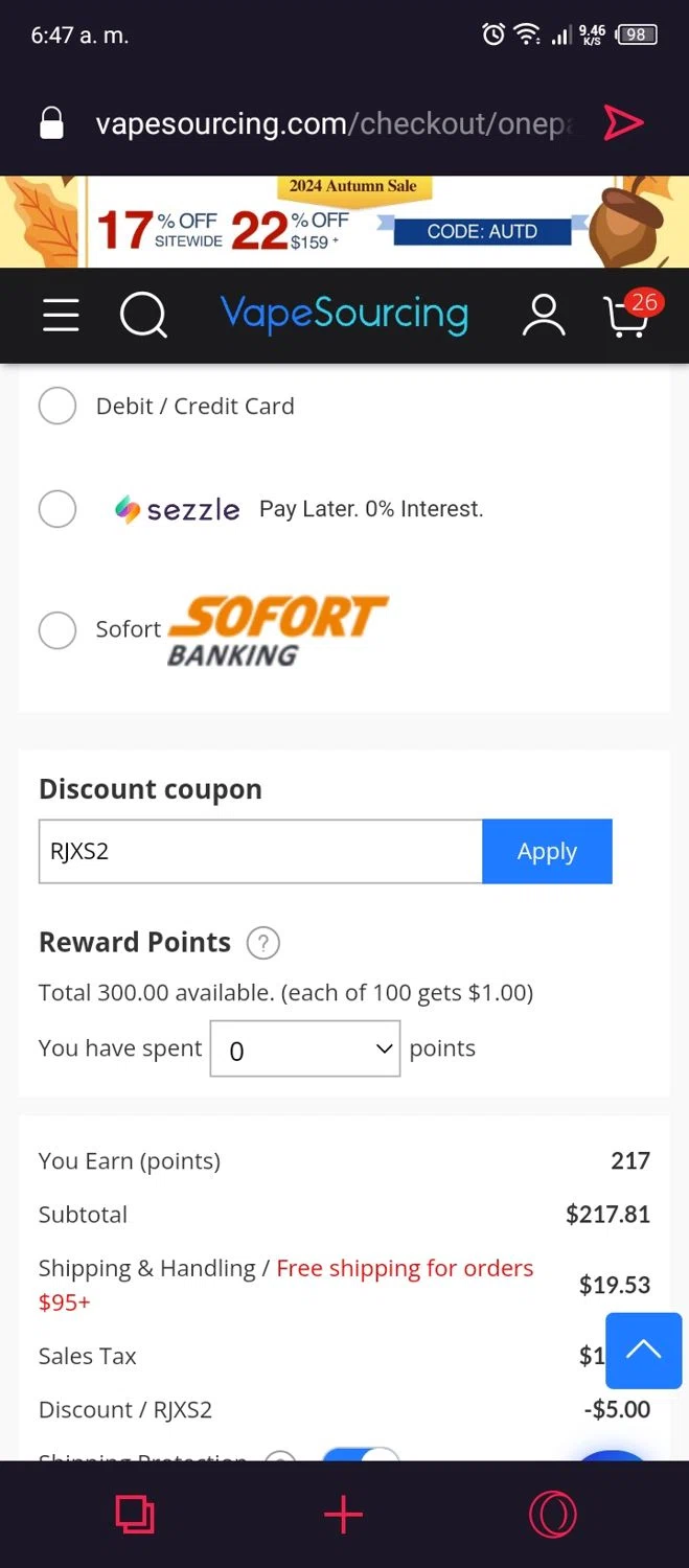 Vapesourcing Coupons - 34% Off | September 2024