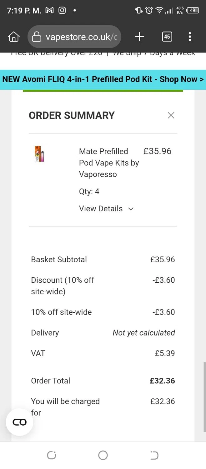 VapeStore Promo Codes - 10% Off | November 2024