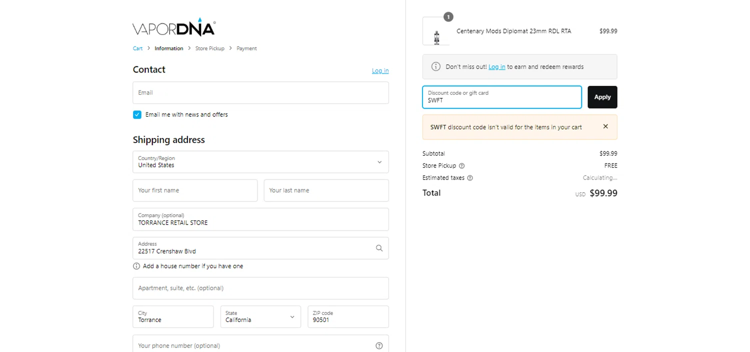 VaporDNA Coupons - 10% Off Discount Codes in August 2024 | SimplyCodes