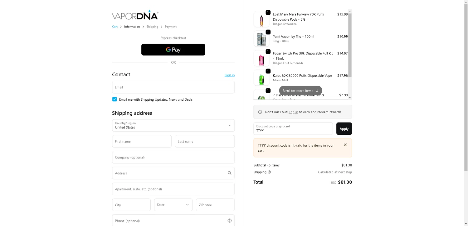 Vapordna Promo Code 2025 VistaPrint Promo Code | January 2026 - USA ...