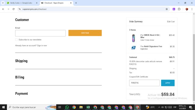 Vapor Empire Coupon Codes (15 Verified) - 15% Off Feb 2025