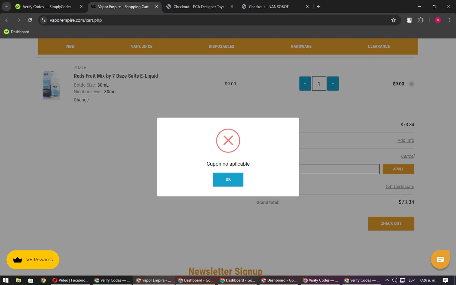 Vapor Empire Coupon Codes - 15% Off | September 2024