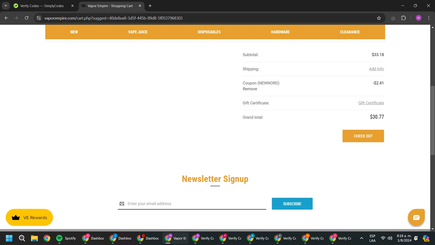 Vapor Empire Coupon Codes - 15% Off | September 2024