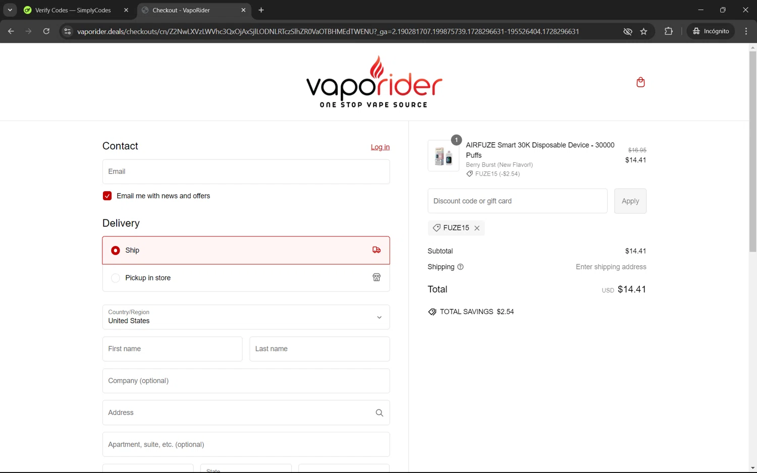 VapoRider Discount Codes - 5% Off | November 2024