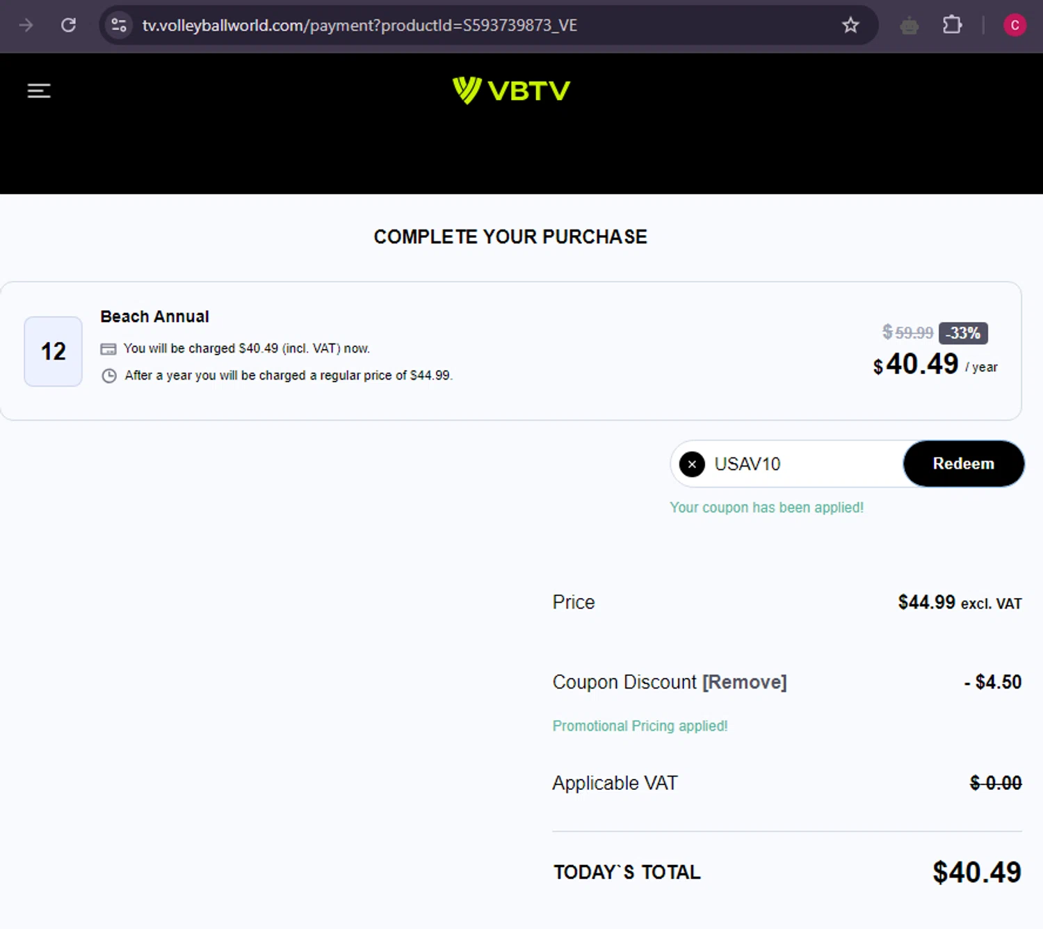 Vbtv Promo Codes - Save 10% Off December 2025