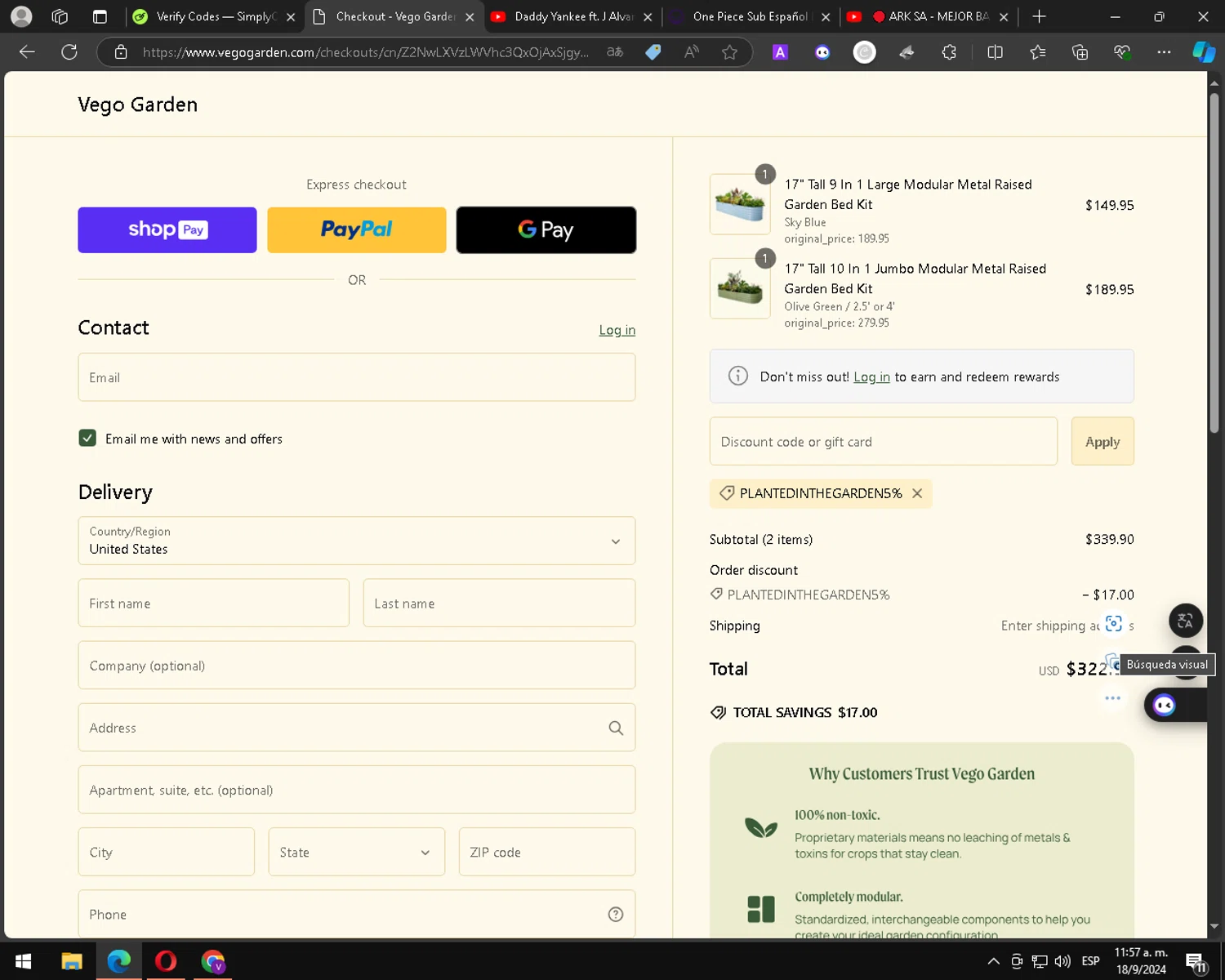 Vego Garden Discount Codes - 15% Off | October 2024