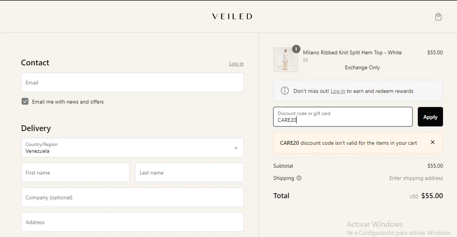 Veiled Discount Codes - 20% Off | January 2025