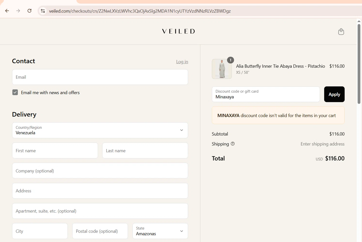 Veiled Promo Codes (46 Verified) - 10% Off Sitewide Nov 2025