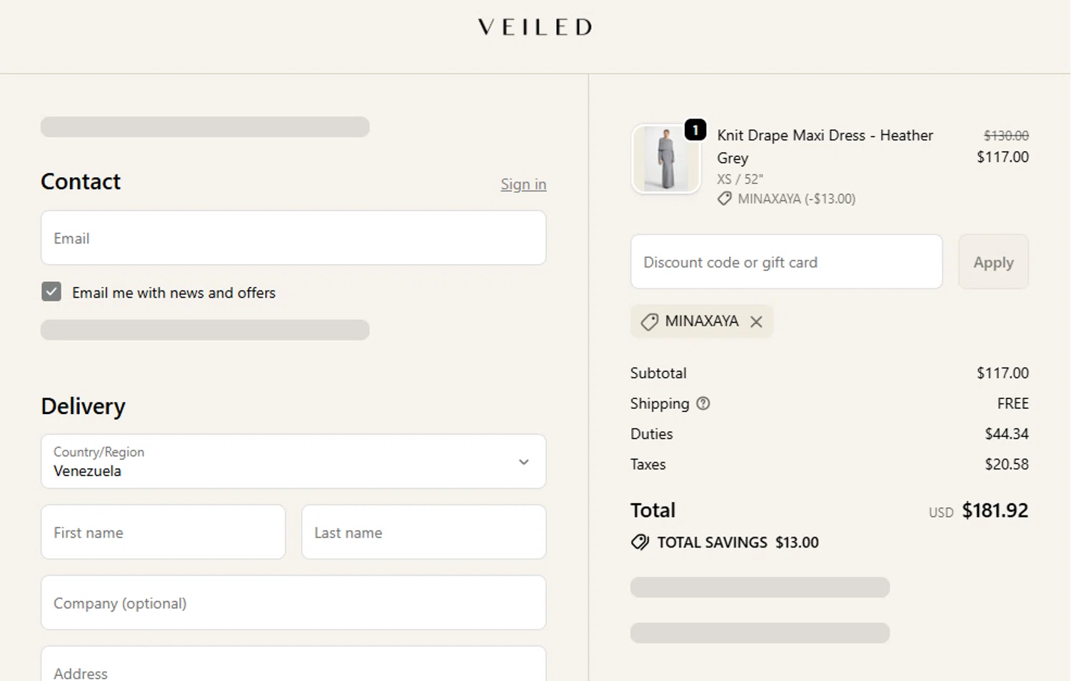 Veiled Promo Codes - 10% Off (46 Verified) Dec 2025