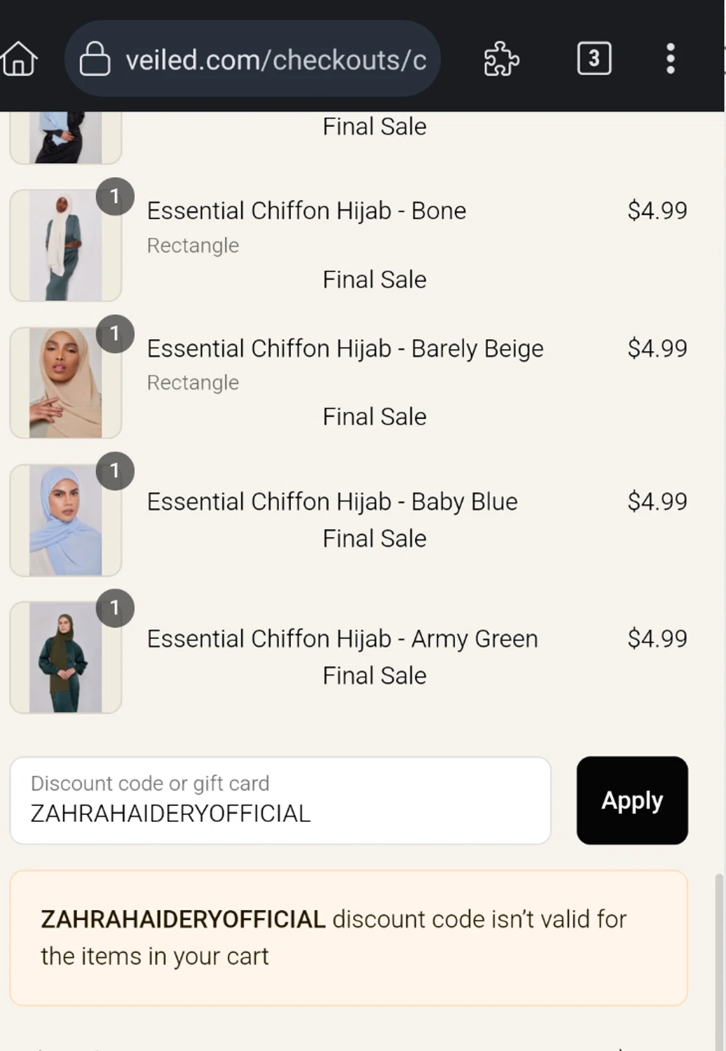 Veiled Promo Codes (46 Verified) - 10% Off Sitewide Nov 2025