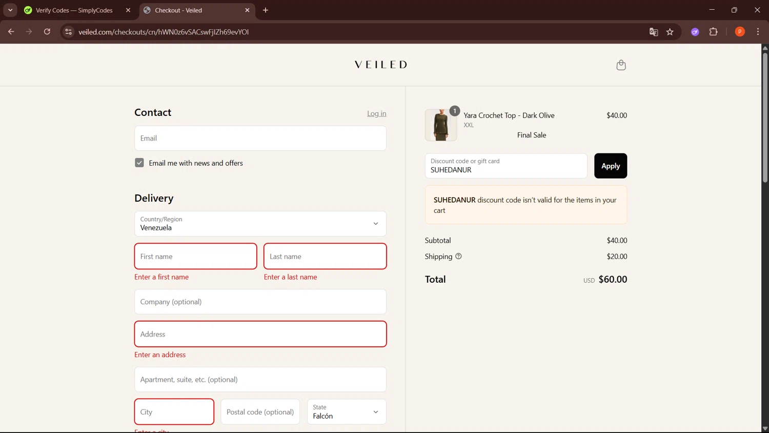 Veiled Promo Codes - 10% Off (46 Verified) Dec 2025