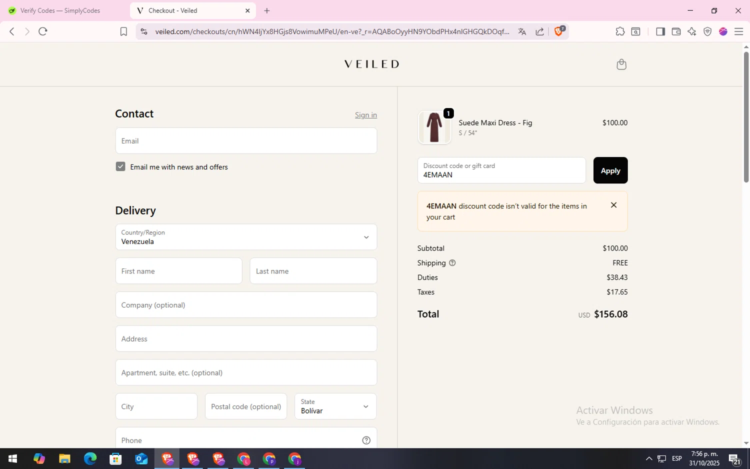 Veiled Promo Codes - 10% Off (46 Verified) Dec 2025