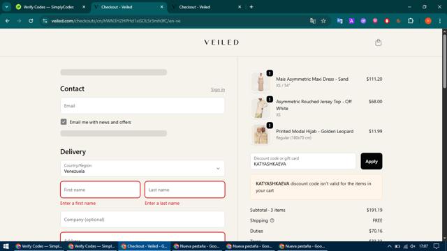 Veiled Promo Codes (48 Verified) - 10% Off Sitewide Oct 2025