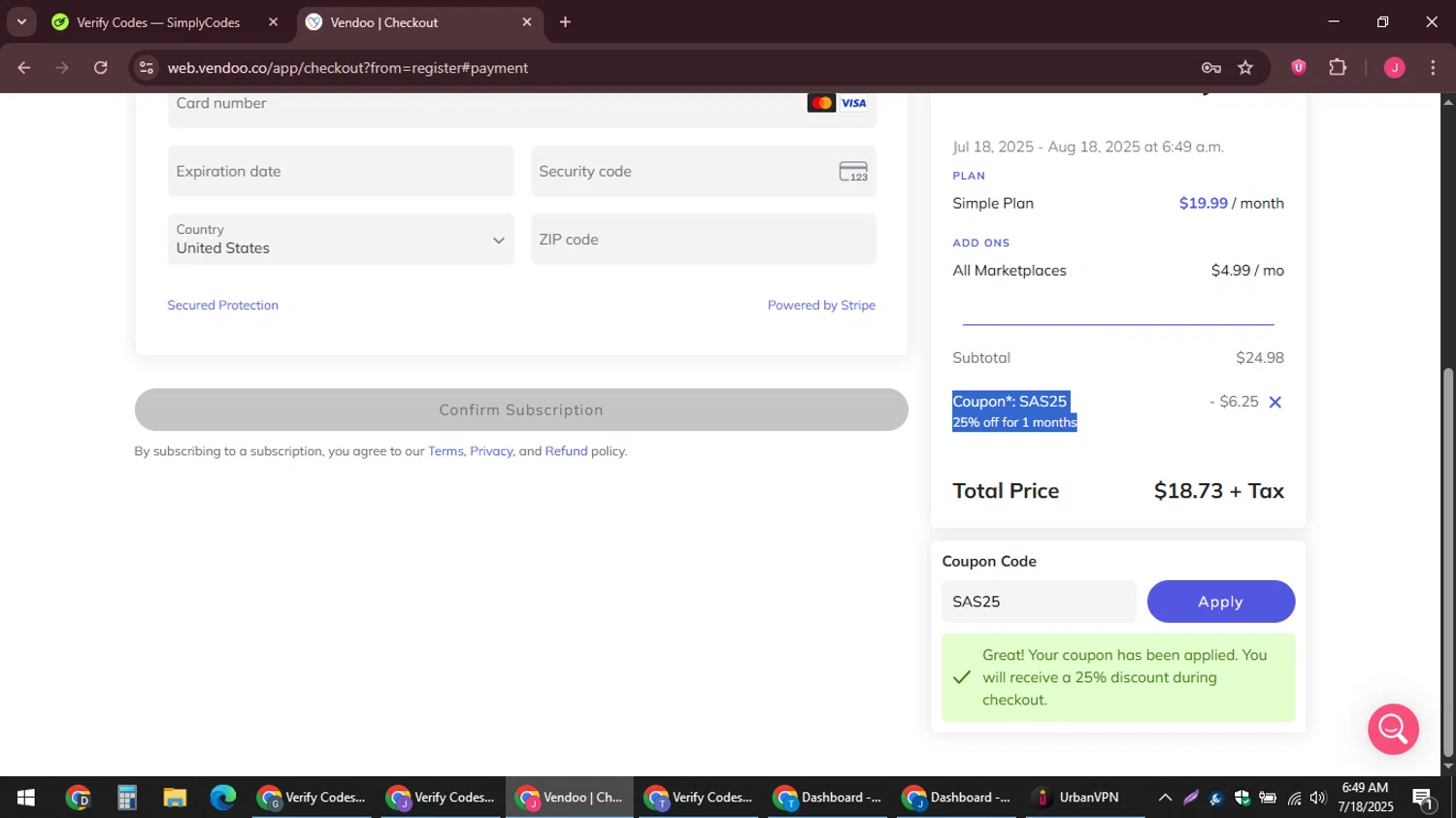 Vendoo Promo Codes - 35% Off (9 Verified) Jan 2026