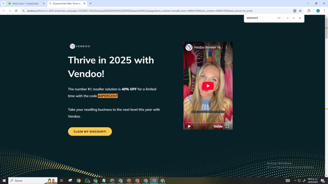 Vendoo Coupon Codes (10 Verified) - 40% Off w/Code Apr 2025